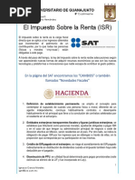 Estructura de LISR | PDF | Impuesto sobre la renta | Impuestos