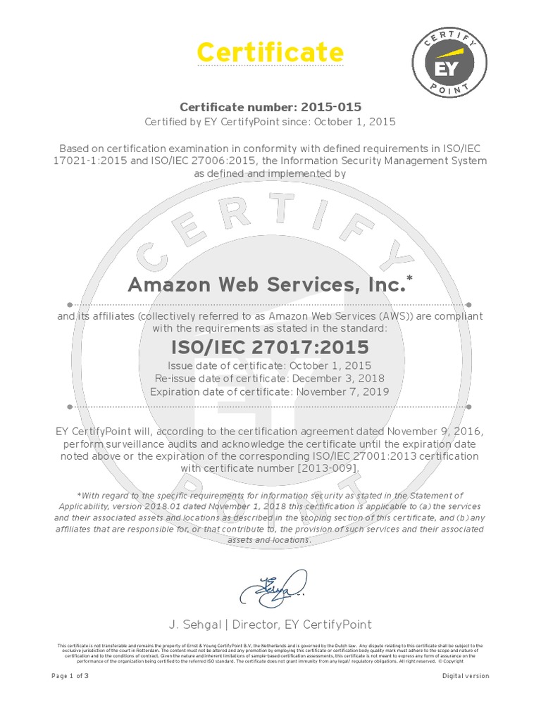 Iso 27017 Certification | PDF | Government | Government Information