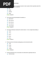 Sample Test Questions Bricklayer - Ita Website | PDF | Masonry | Wall