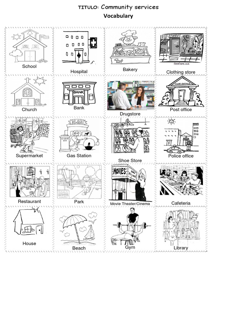 Community Services Vocabulary Guide | PDF | Social Science