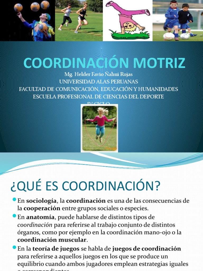 Coordinación Motriz | PDF | Coordinación motriz | Músculo