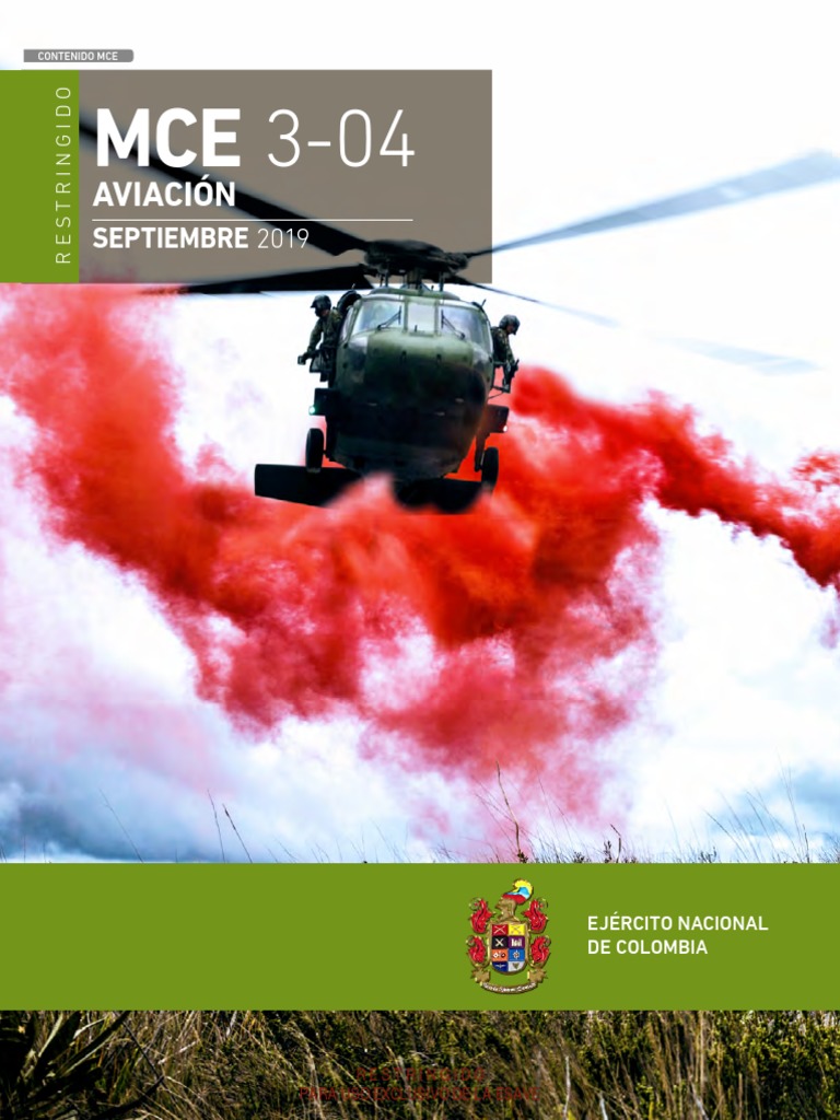 Manual de Campaña MCE 3-04 Aviación | PDF | Reconocimiento | Brazos combinados