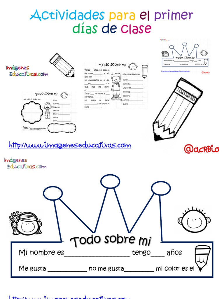 Actividades para Los Primeros Días de Clase | PDF