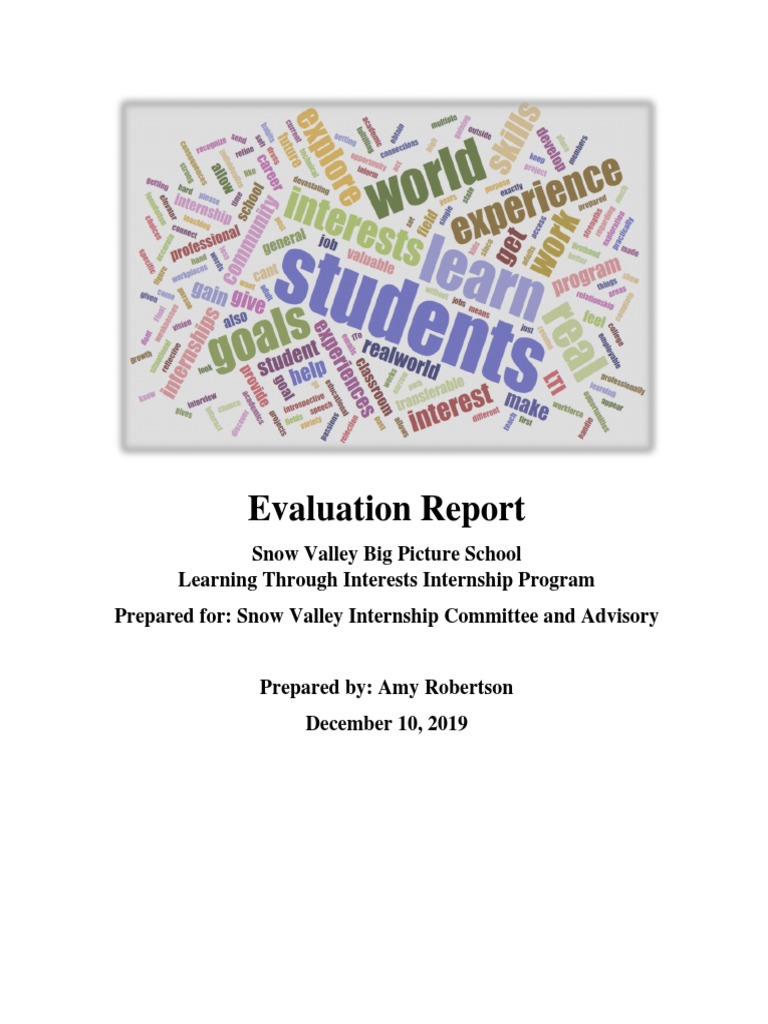 Amy Robertson Very Final Evaluation Report Edtech 505 Fall 2019 | PDF | Rubric (Academic ...