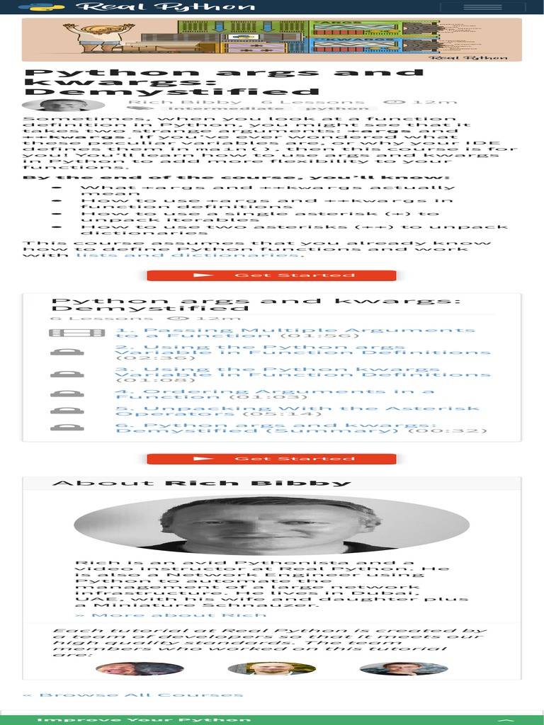 Python Args and Kwargs Demystified - Real Python | PDF | Teaching ...