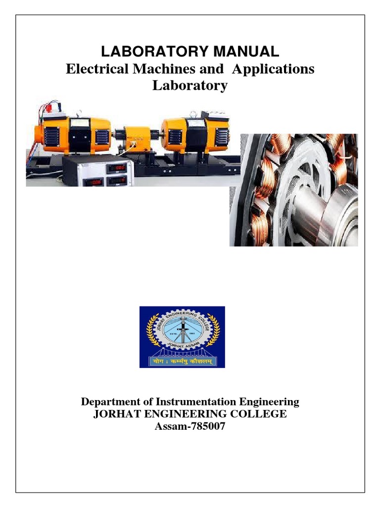 Electrical Machines Lab Manual | PDF | Transformer | Electric Motor