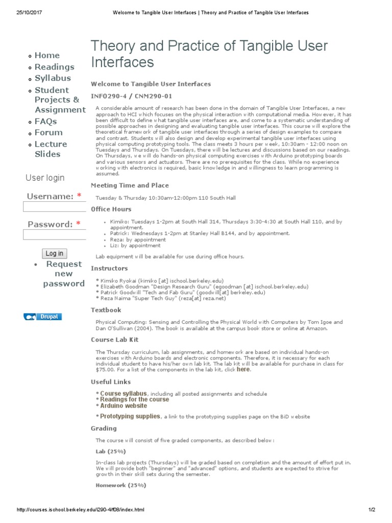 Welcome To Tangible User Interfaces - Theory and Practice of Tangible ...