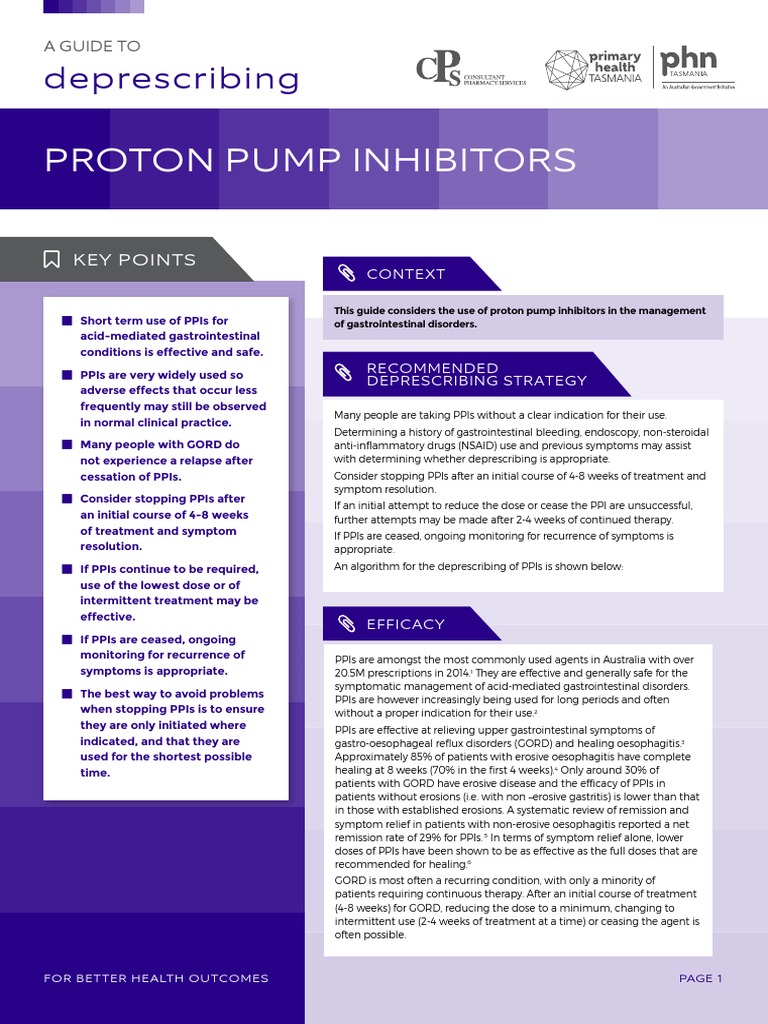 Proton Pump Inhibitors v3 | PDF | Gastroesophageal Reflux Disease ...