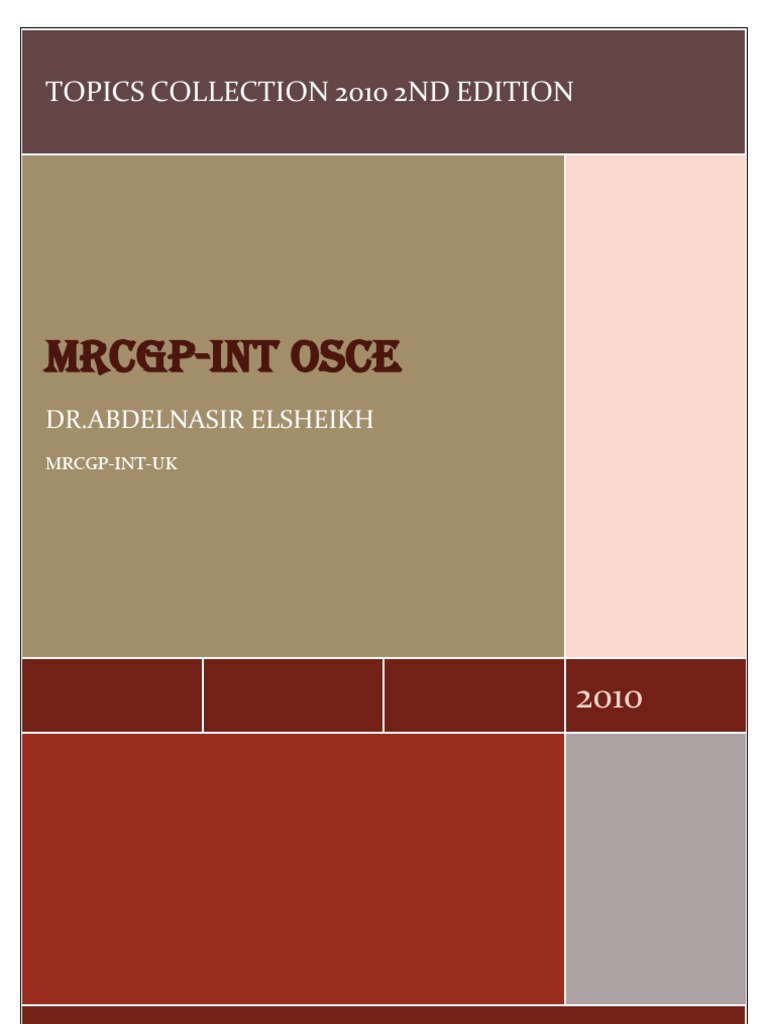 MRCGP Int Osce | PDF