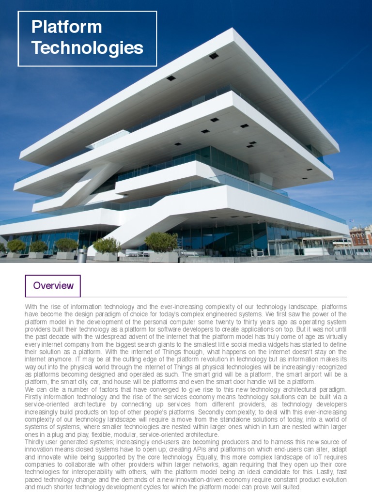 Platform Technologies PDF | Download Free PDF | Abstraction (Computer ...