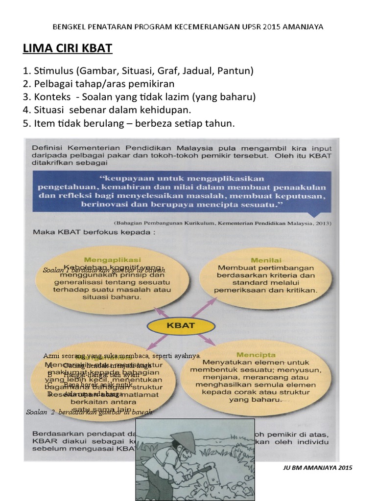 Soalan Contoh - KBAT | PDF