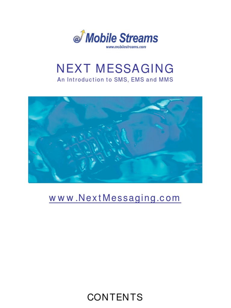 An Introduction To SMS, EMS and MMS | PDF | Multimedia Messaging ...