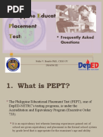 PEPT Examiner's Handbook Guide | PDF | Test (Assessment) | Human ...
