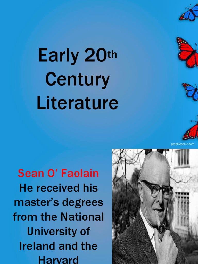 Early 20th Century Literature Insights | PDF