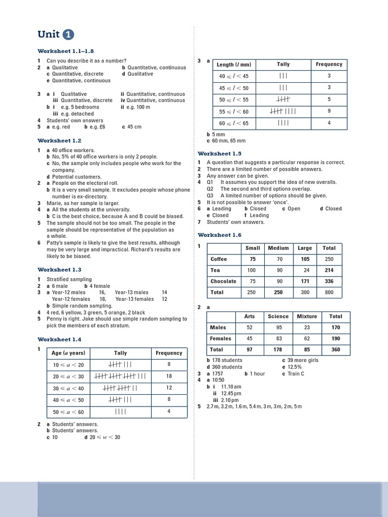 Data Sampling and Analysis Worksheets | PDF | Qualitative Research ...