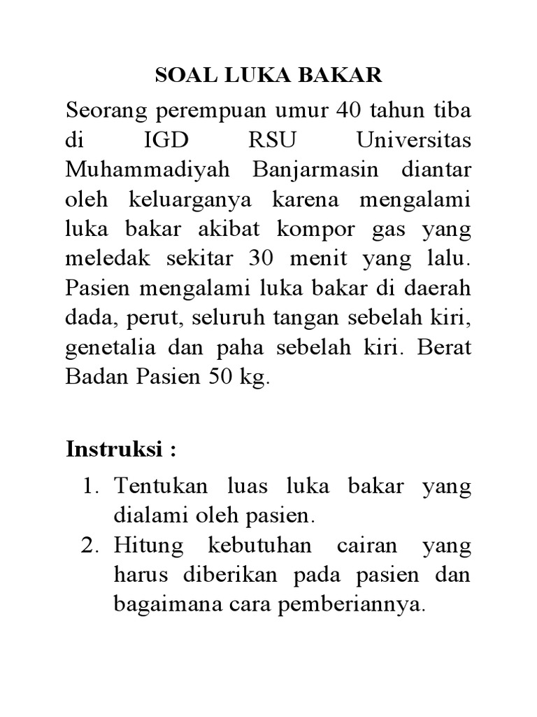 Contoh Soal Skenario Osce | PDF