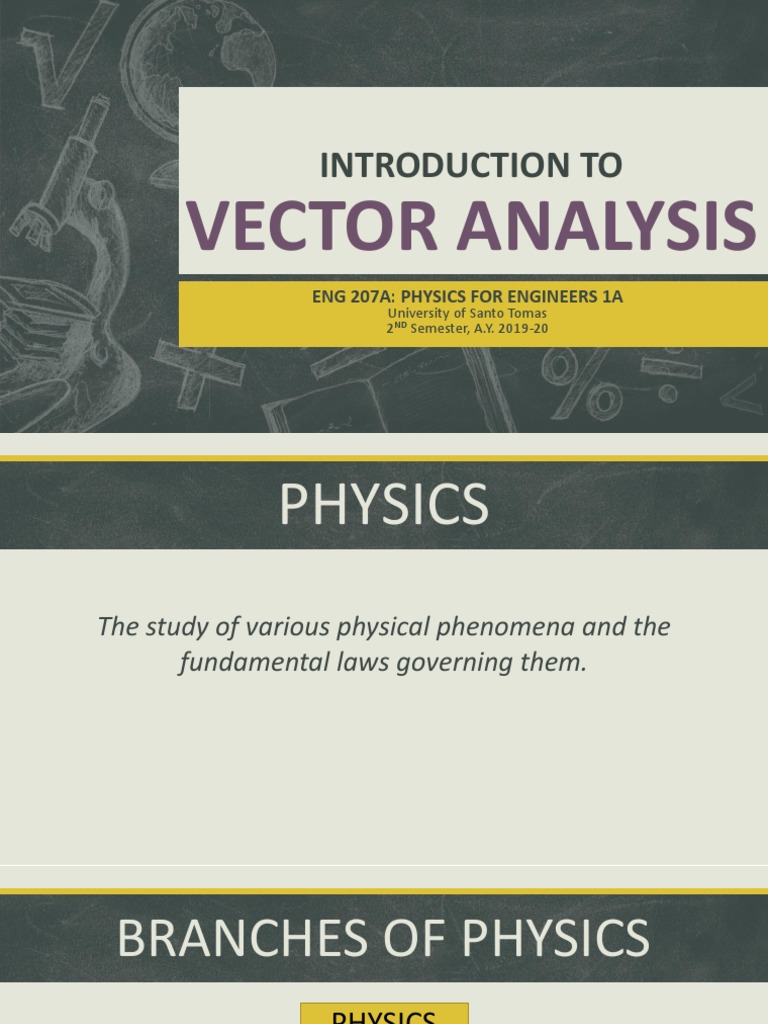1-Intro To Vector Analysis PDF | PDF | Euclidean Vector | Velocity