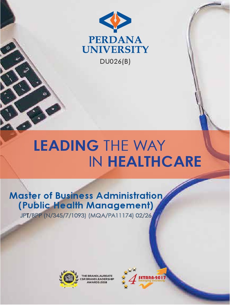 Leading The Way: in Healthcare | PDF | Master Of Business ...