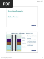 Cement Evaluation CAST-CBL Halliburton | PDF | Casing (Borehole) | Ultrasound