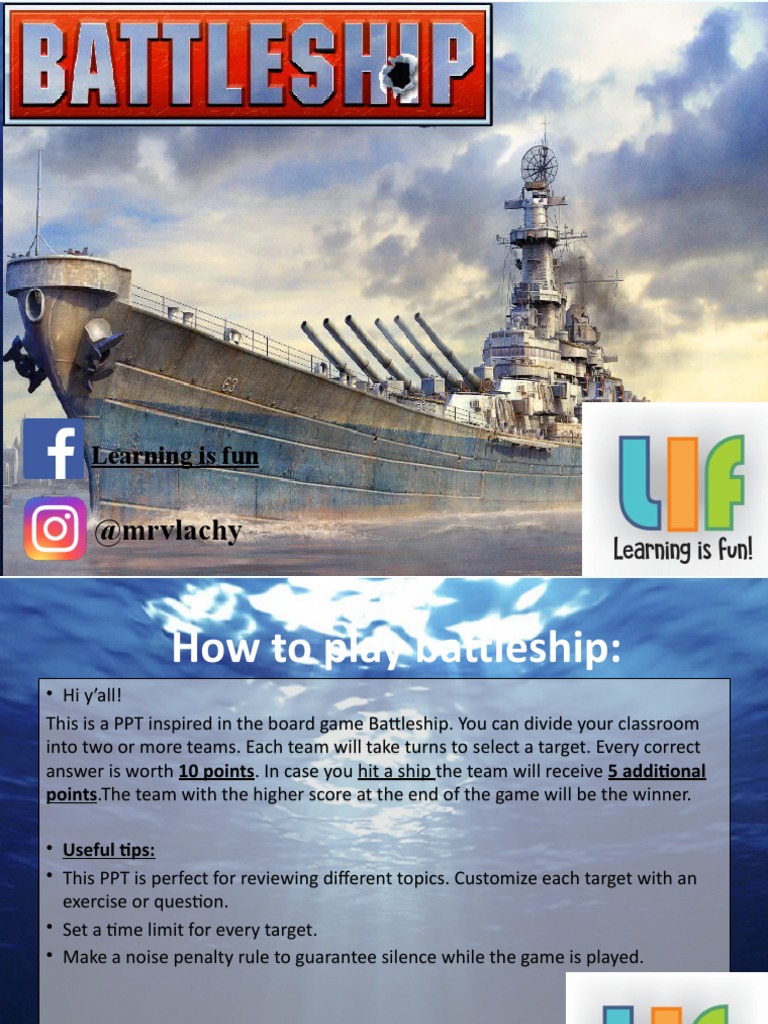 Review Game Battleship Boardgames Fun Activities Games Games Grammar ...
