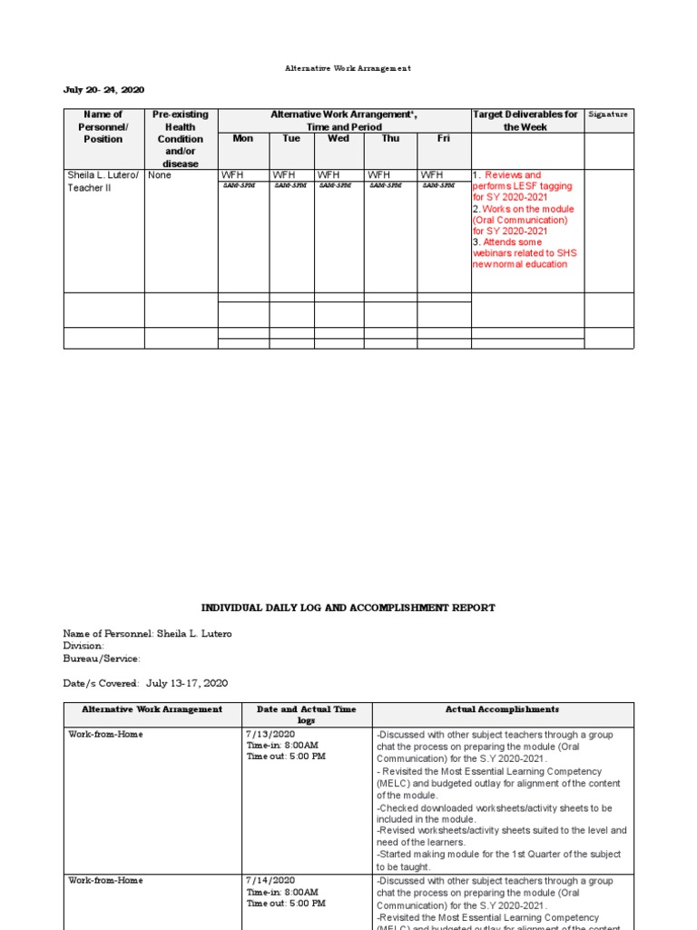 AWA & IWAR Sample | PDF | Pedagogy | Learning