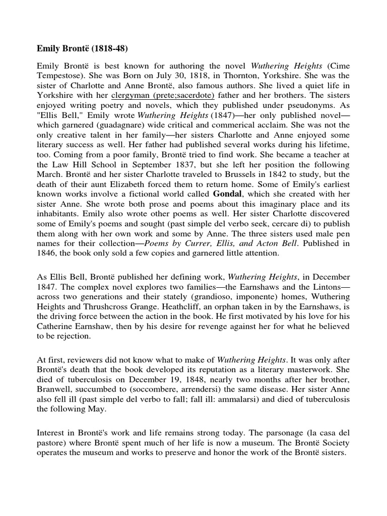 Emily Brontë | PDF