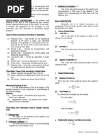 Geotechnical Engineering Formulas | PDF | Silt | Geotechnical Engineering