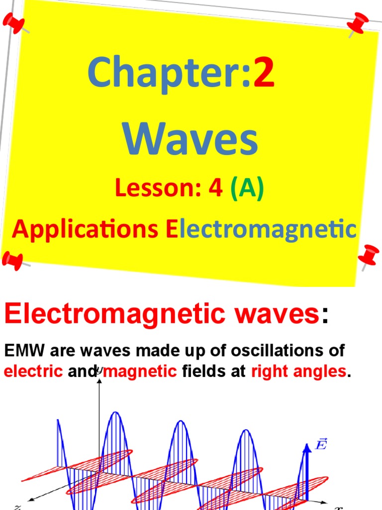 Waves: Applications E Lesson: 4 | PDF | Electromagnetic Radiation ...