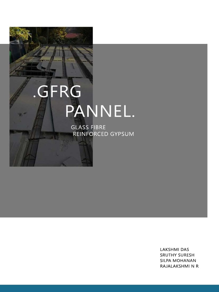 GRFG Panels PDF | PDF | Wall | Concrete