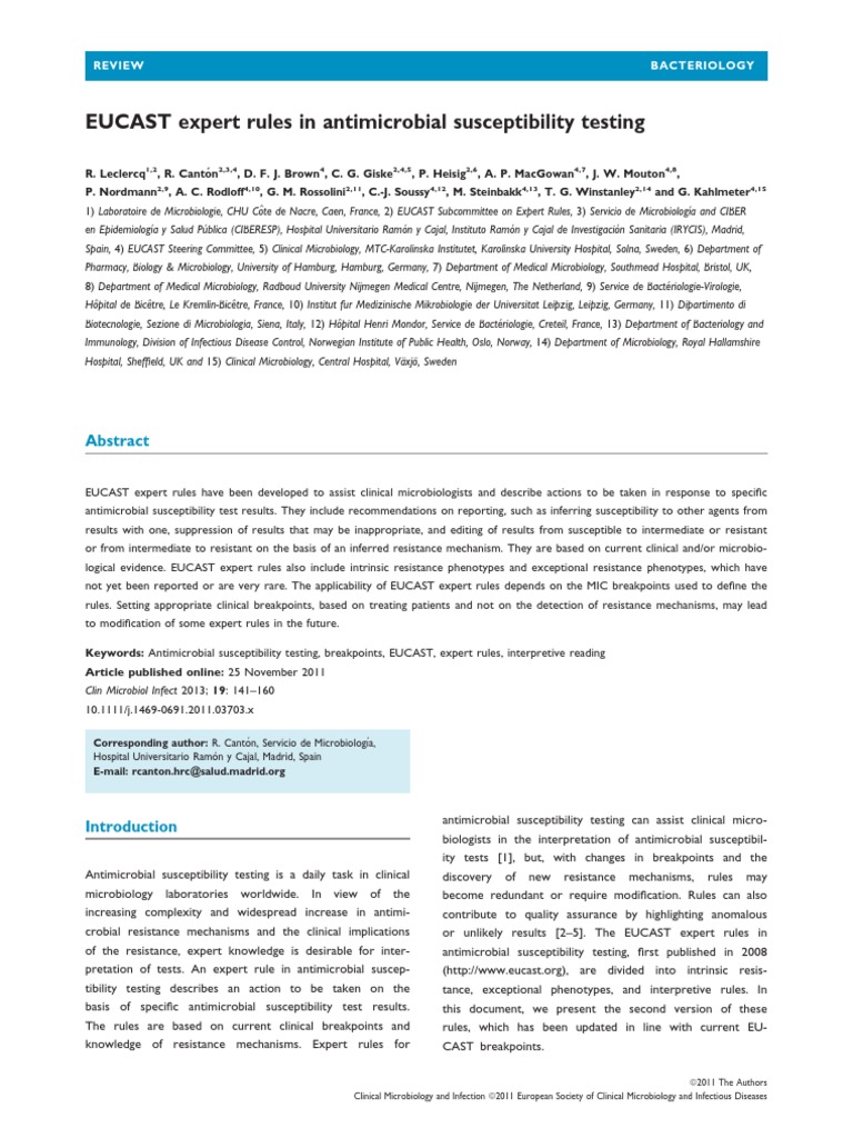 Abst 1 | PDF | Antimicrobial Resistance | Medical Microbiology