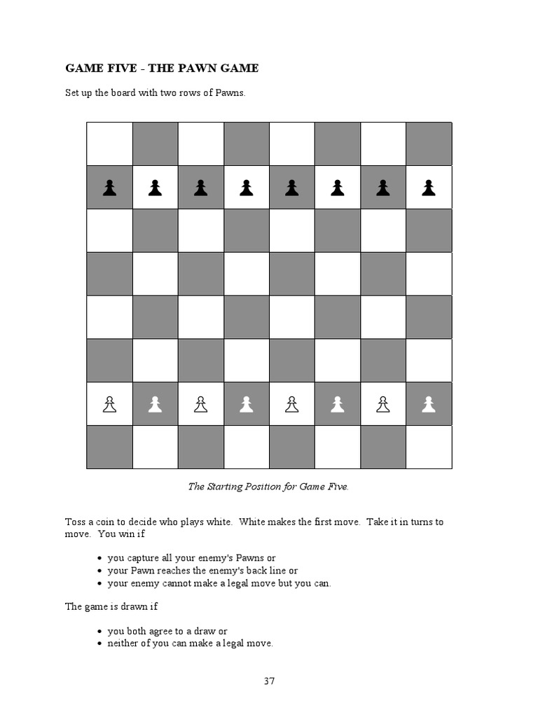 Game Five - The Pawn Game | PDF