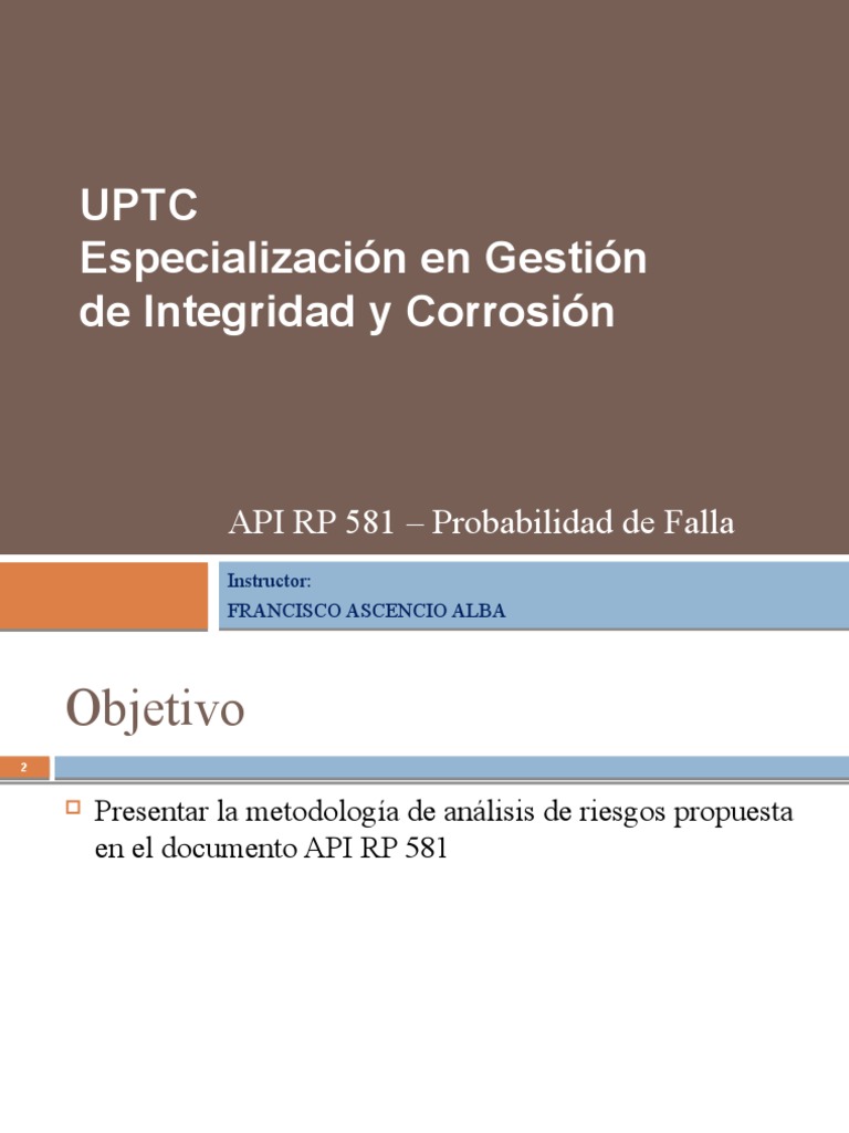API RP 581 - PoF | Descargar gratis PDF | Revestimiento | Ingeniería de ...