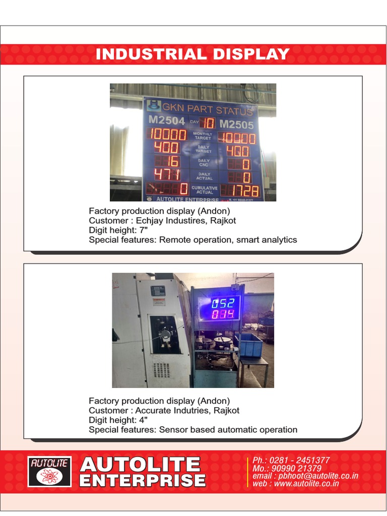 Autolite Autolite Autolite: Industrial Display | PDF | Computing ...