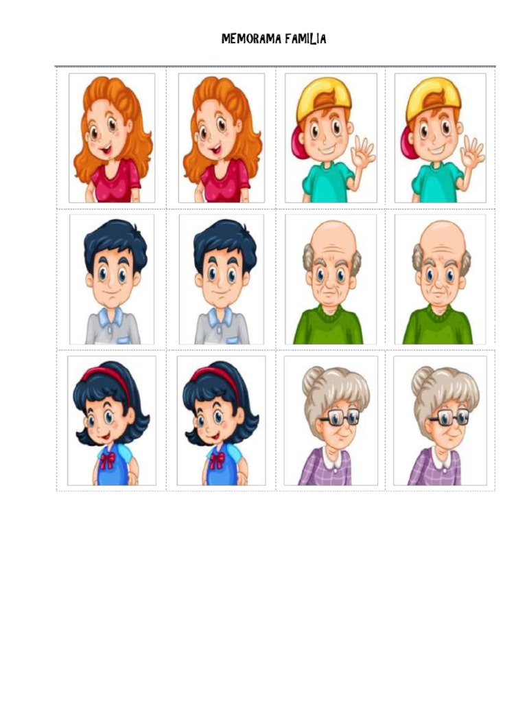 8.-) Memorama Familia Venta | PDF