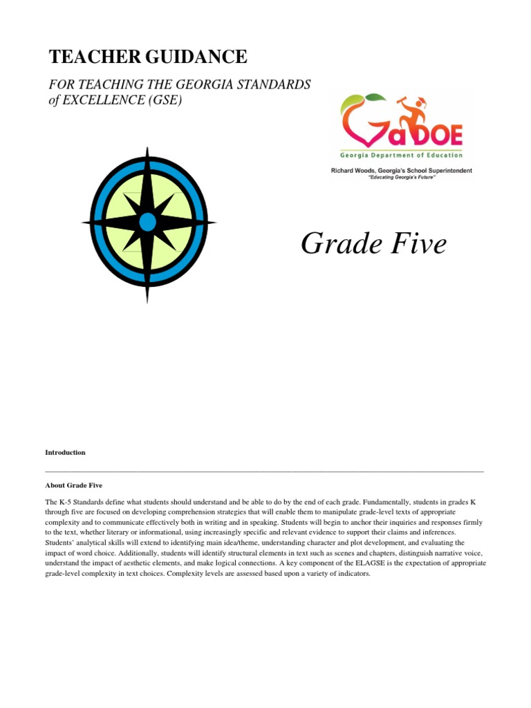 GSE Teacher Guidance for Grade Five | PDF | Narration | Multimedia