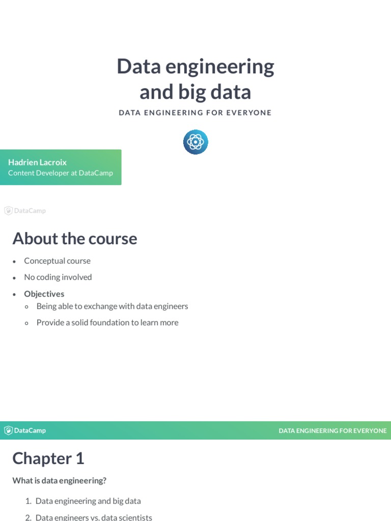 Data Engineering For Everyone 1 | PDF | Big Data | Information Science