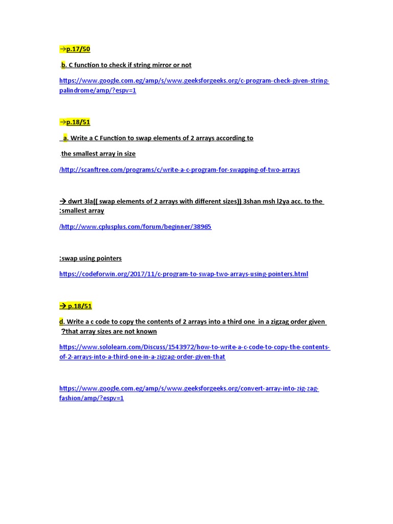 25 1 19 | PDF | Array Data Structure | C (Programming Language)