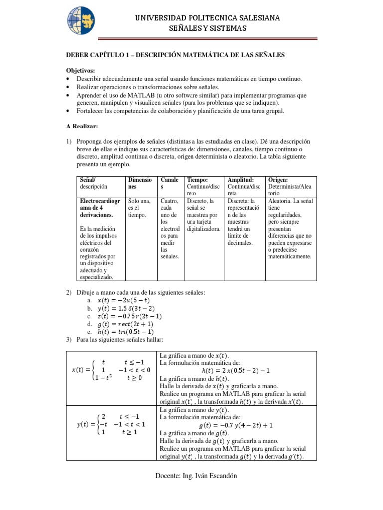 2020-2020 SyS Deber 01 | PDF | Análisis matemático | Informática
