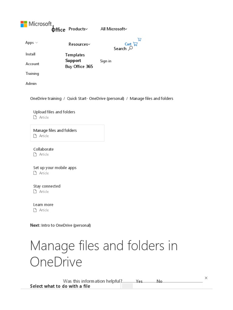 Manage Files and Folders | PDF | Microsoft | Windows 10