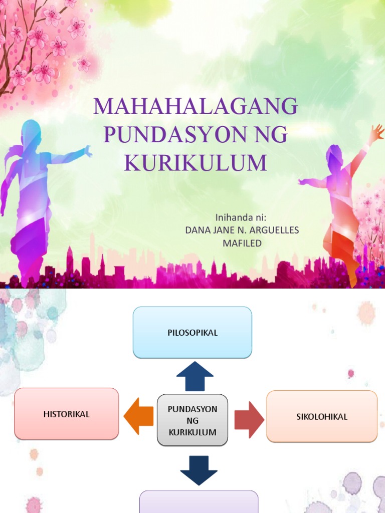 Mahahalagang Pundasyon NG Kurikulum | PDF