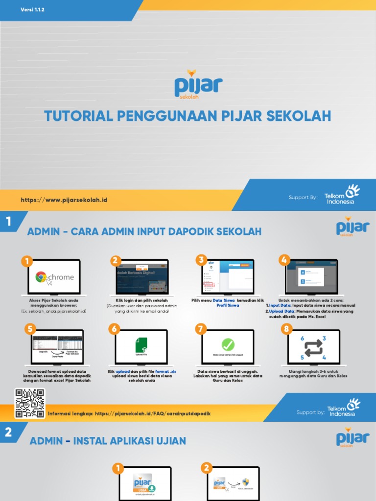 Panduan Penggunaan Pijar Sekolah | PDF