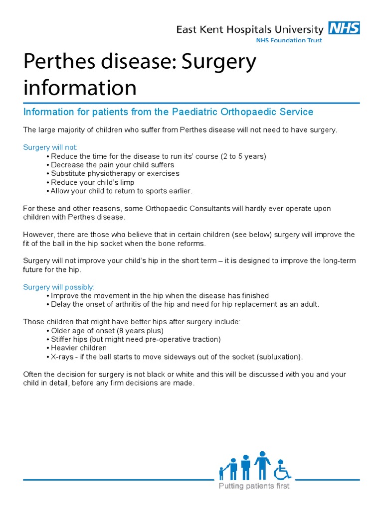 Perthes Disease - Surgery | PDF | Surgery | Medicine