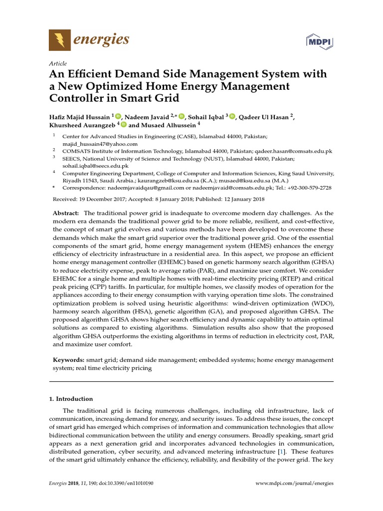 DSM 1 PDF | PDF | Smart Grid | Mathematical Optimization