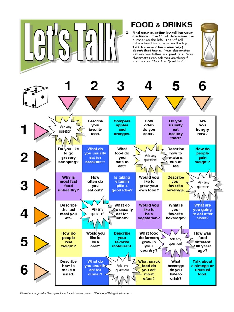 Boardgame Fooddrinks PDF | PDF | Lunch | Foods