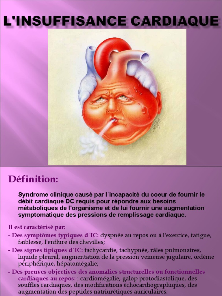 L'insuffisance Cardiaque | PDF | Insuffisance cardiaque | Cœur