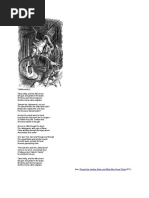Jabberwocky by Lewis Carroll | PDF