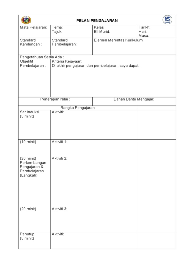 Template RPH ts25 | PDF