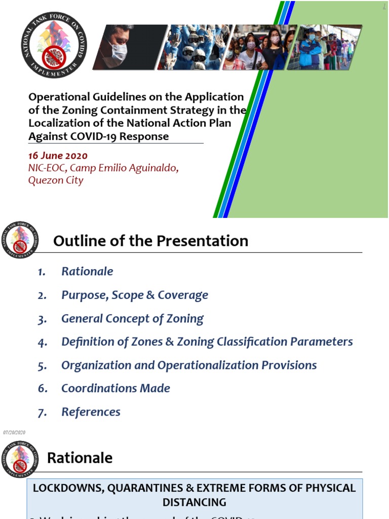 Highlights in The Zoning Operational Guidelines 6.16.2020 | PDF | World ...