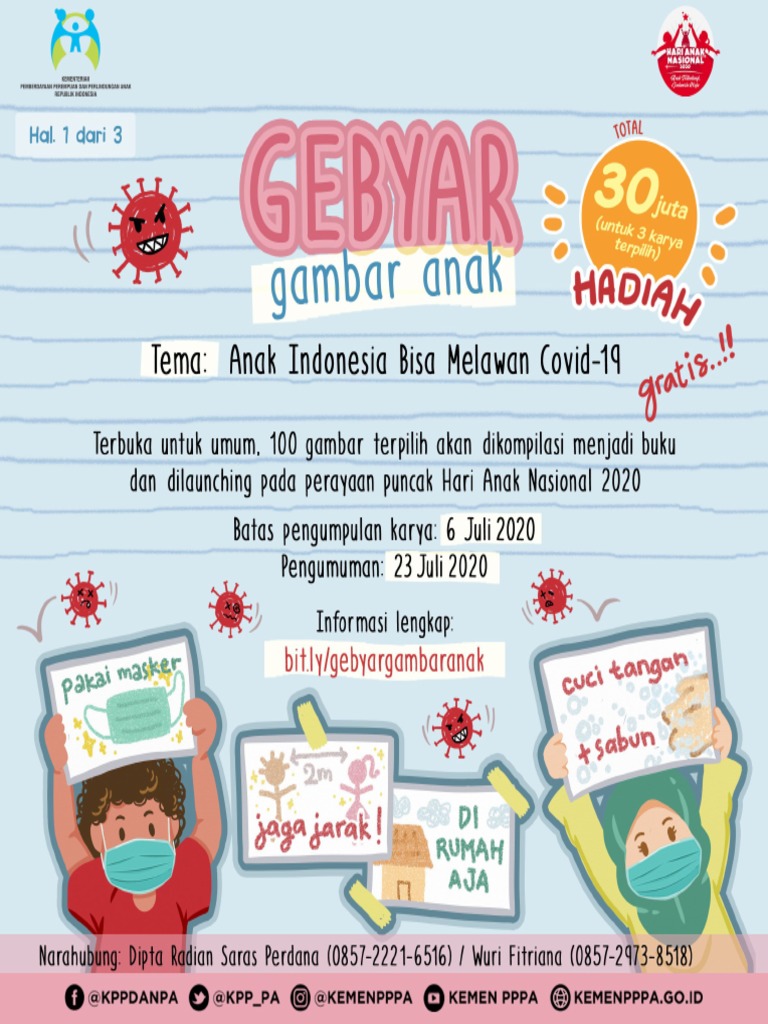 Flyer Gebyar Gambar Anak 2020 | PDF