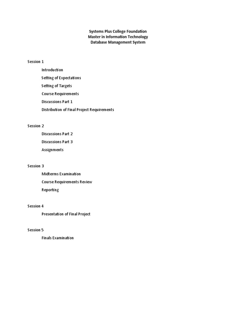 Database - MIT | PDF